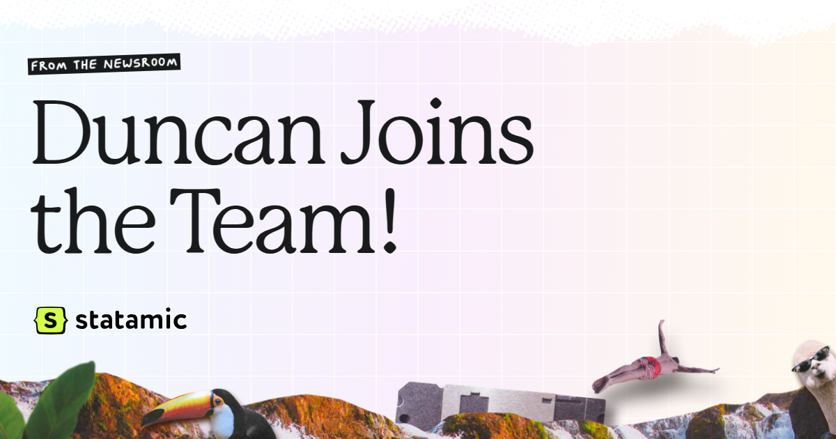 Duncan Joins the Team!