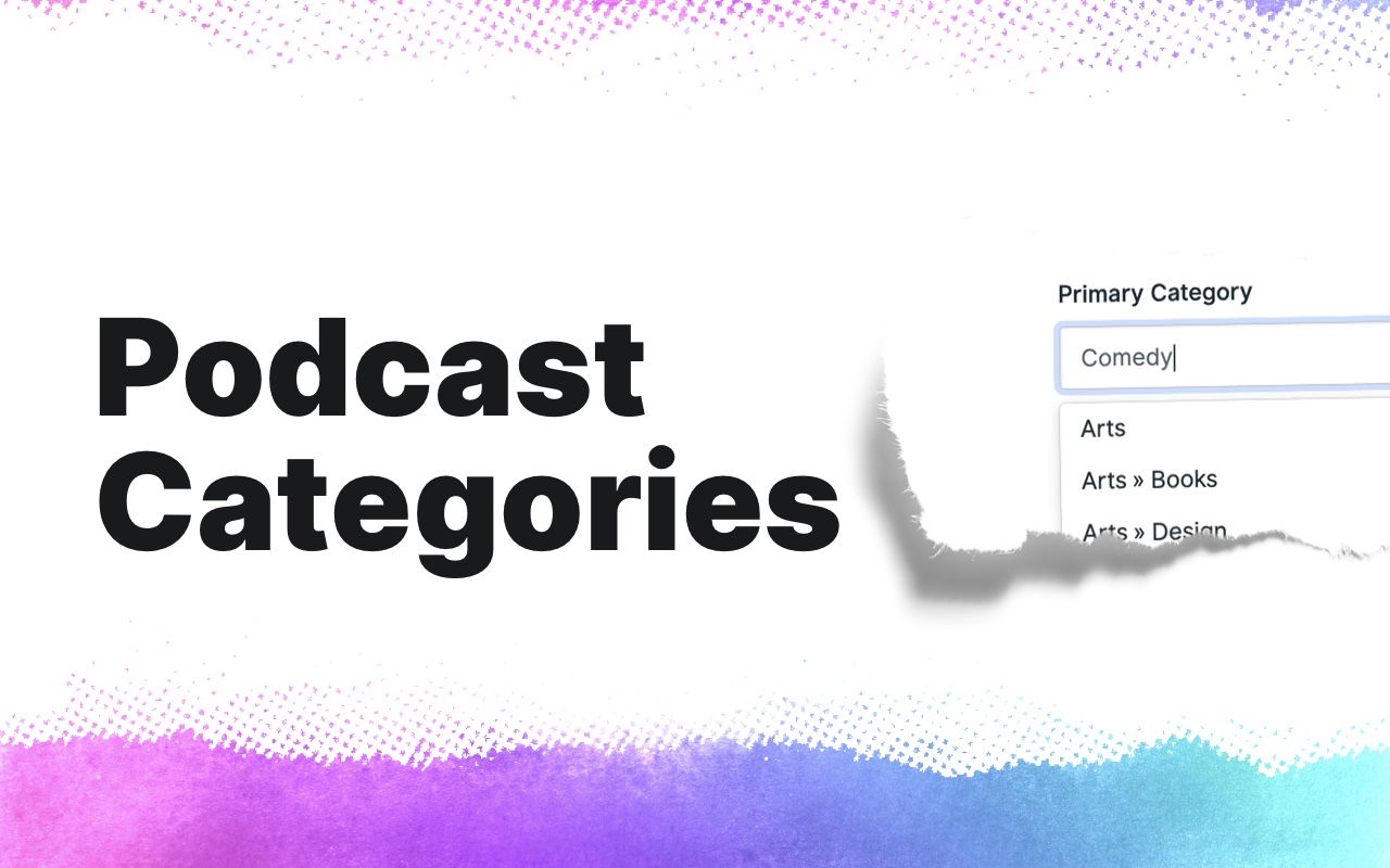 Podcast Categories A Statamic Addon 8030