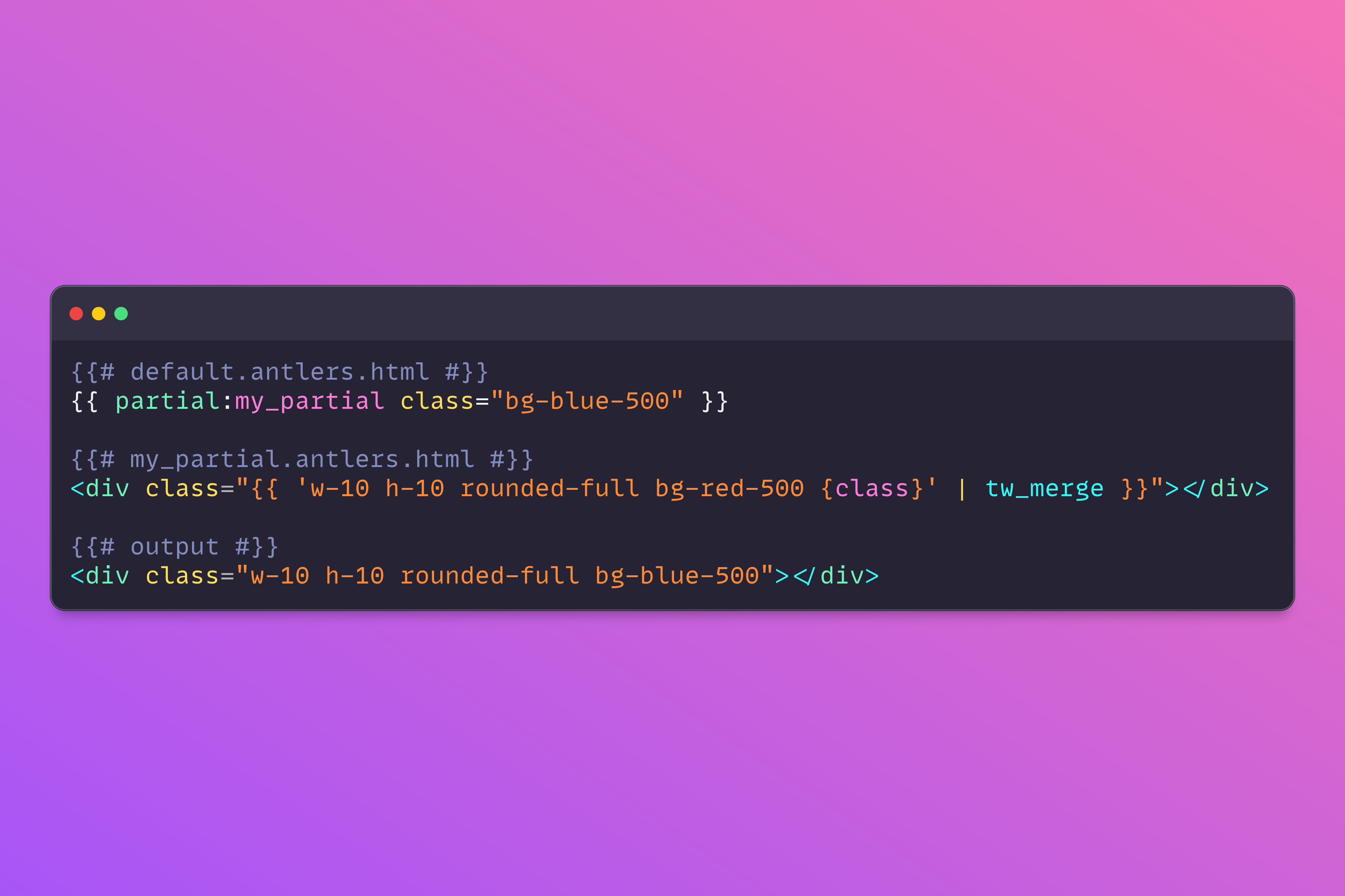 Tailwind Merge A Statamic Addon